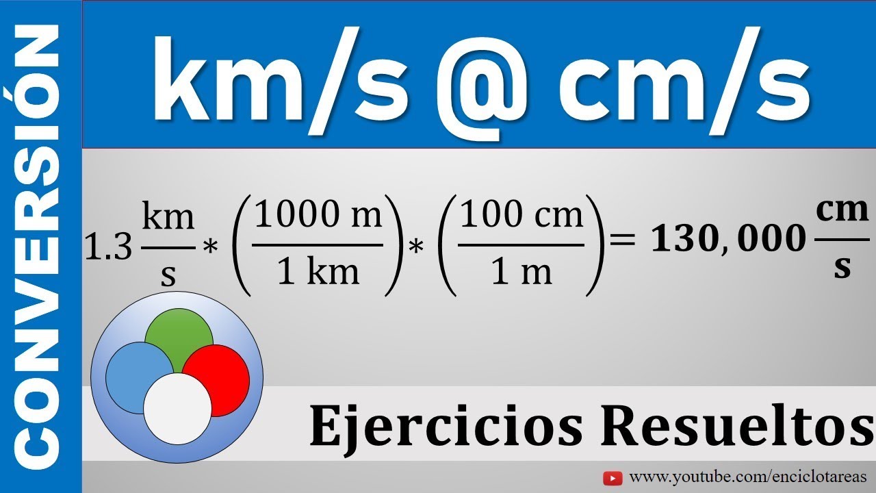 Conversi n De Km s A Cm s YouTube Conversi n De Km s A Cm s YouTube