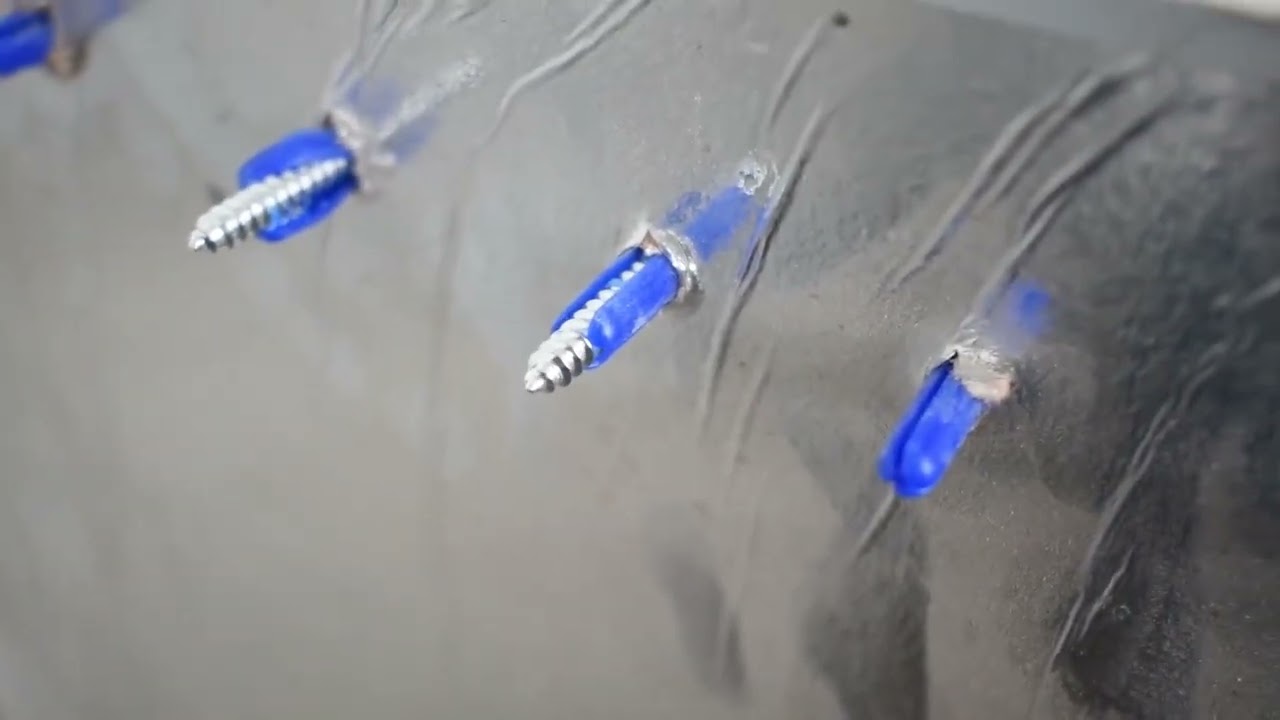 Plastic conical anchor with 5 sizes and colors - YouTube