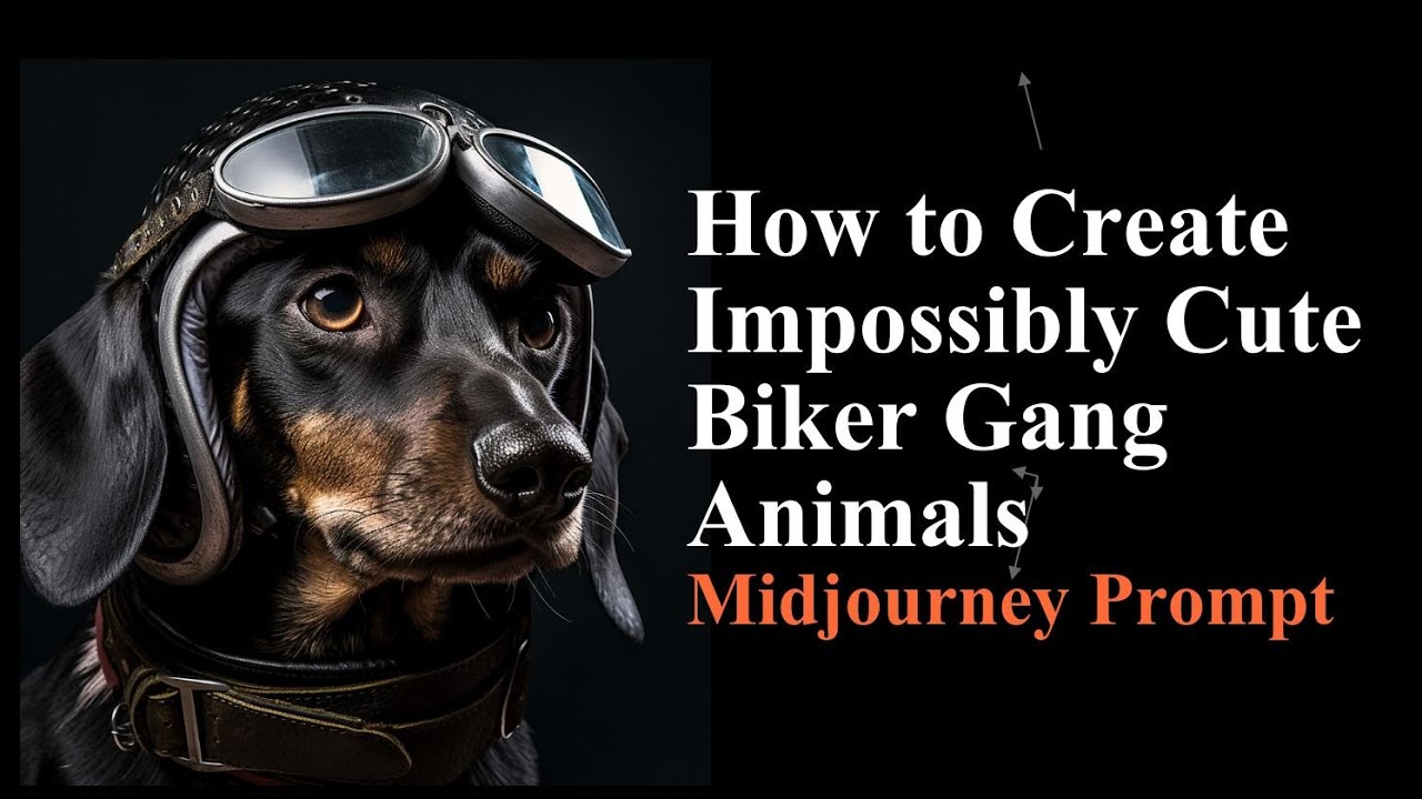 Midjourney Prompt - How to Create Impossibly Cute Biker Gang Animals ...