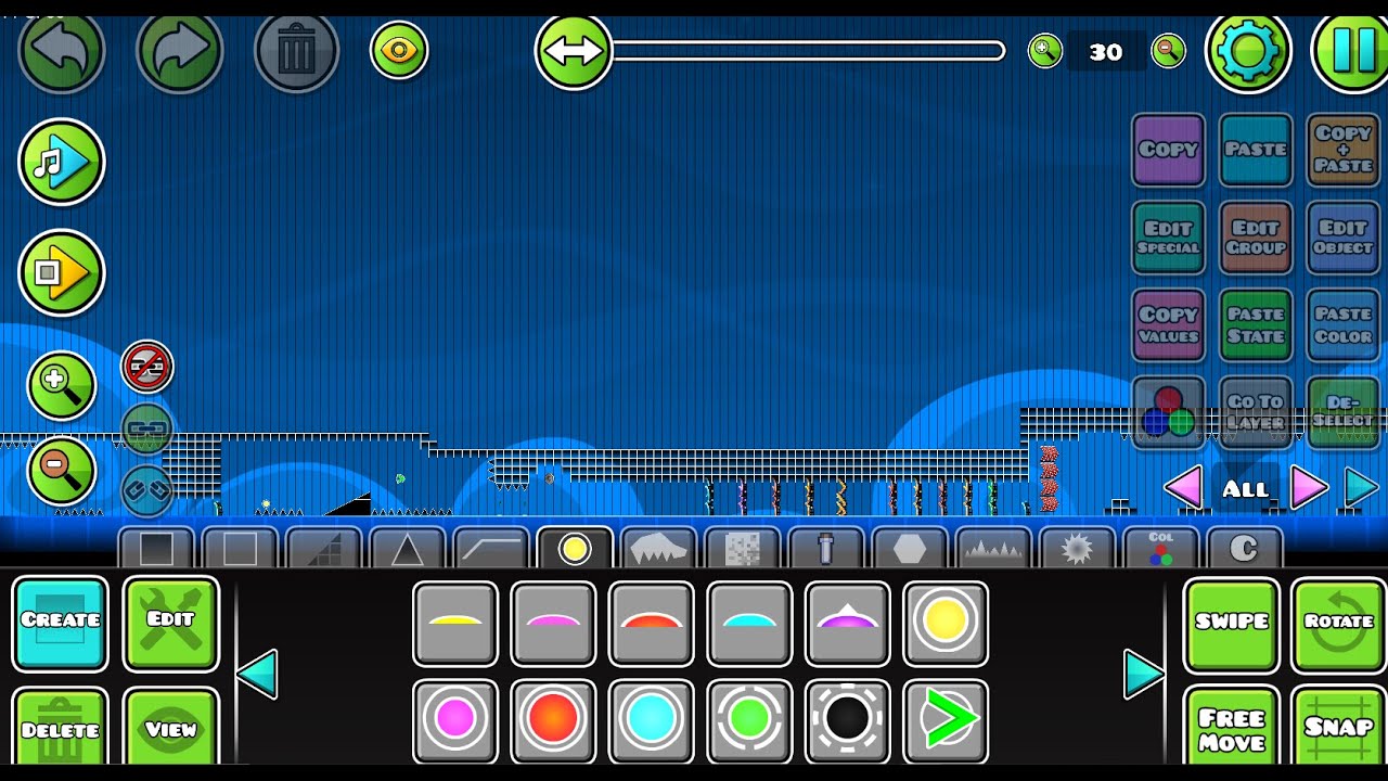 Working on my GD Level! (Geometry Dash) - YouTube