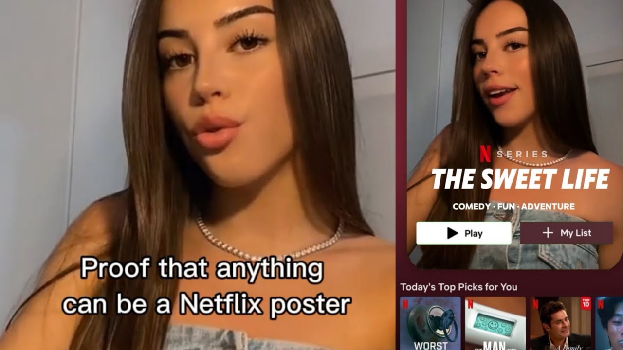 HOW TO DO PROOF ANYTHING CAN BE A NETFLIX POSTER TREND ON TIKTOK? • NETFLIX POSTER TREND ...