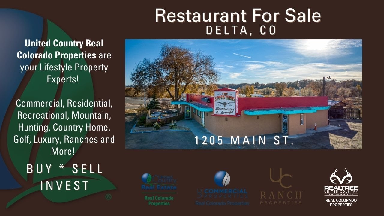 Colorado Restaurant For Sale The Stockyards in Delta, CO - YouTube