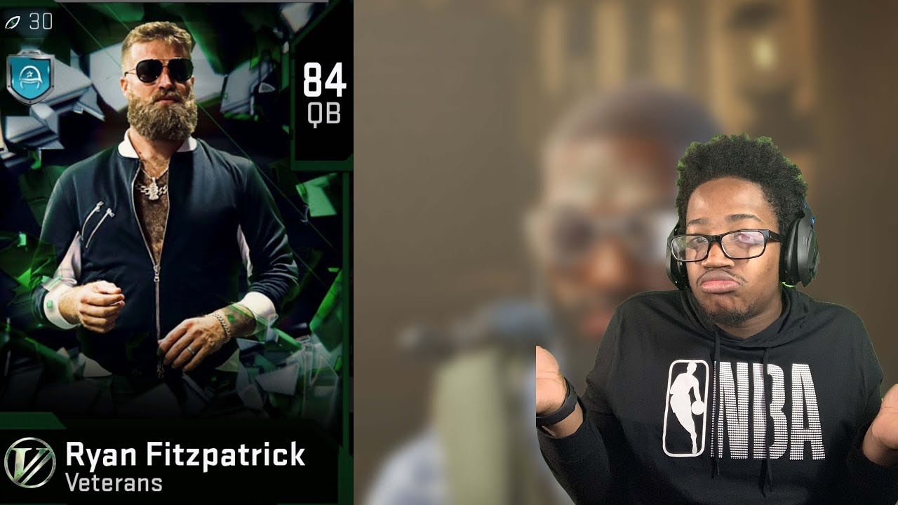 veterans ryan fitzpatrick madden 20 ultimate team gameplay - YouTube