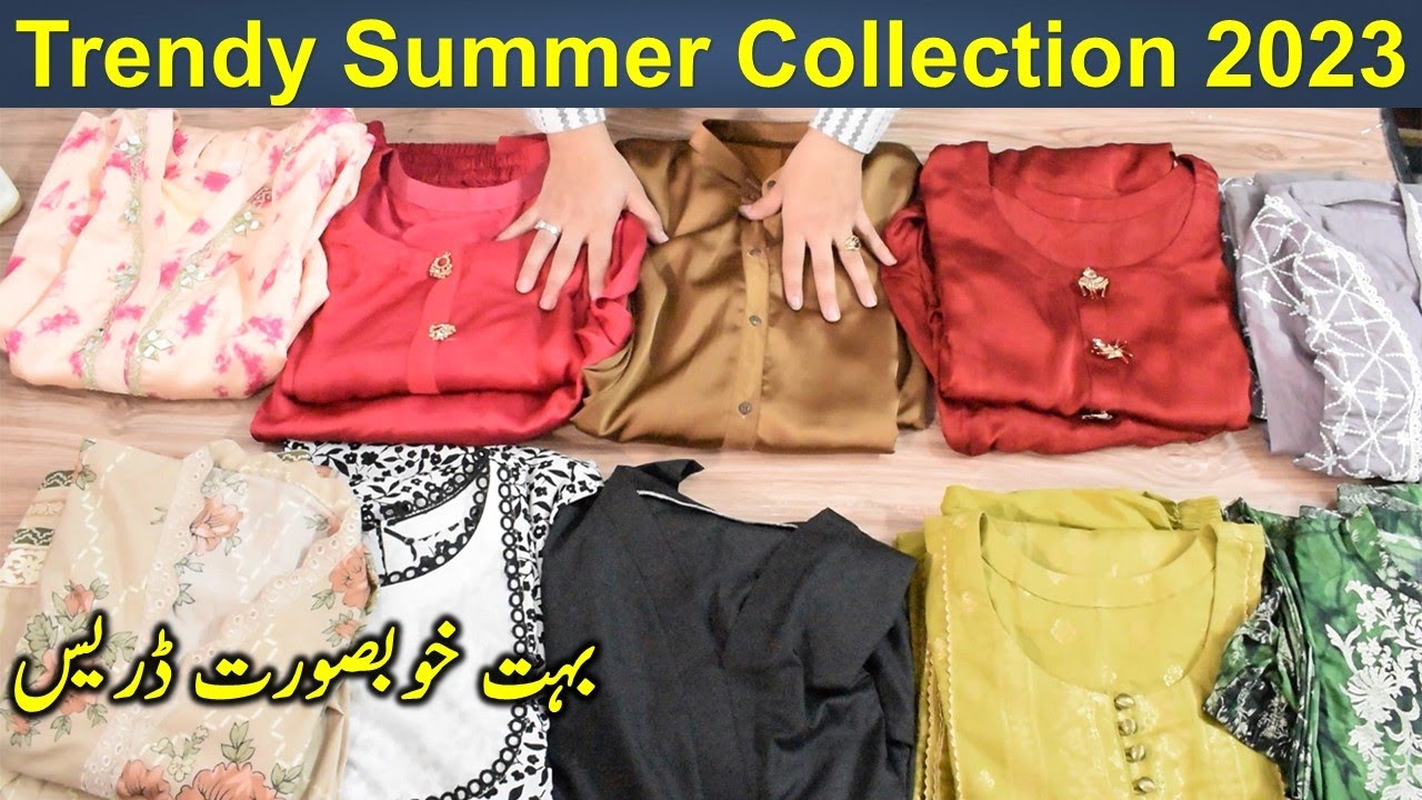 Trendy and very stylish Summer 2023 dress design ideas || Simple ladies ...