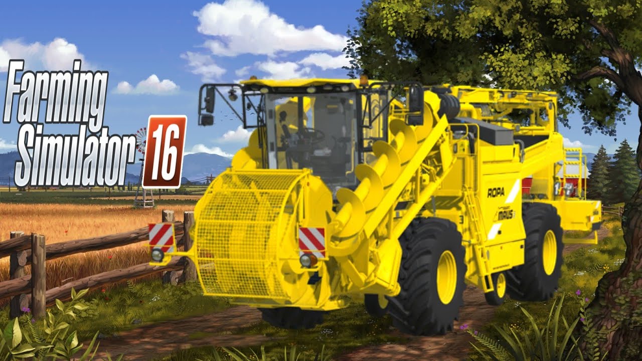 Farming Simulator 16 || Straw Collect & Wheat Harvest fs16 || Timelapse ...