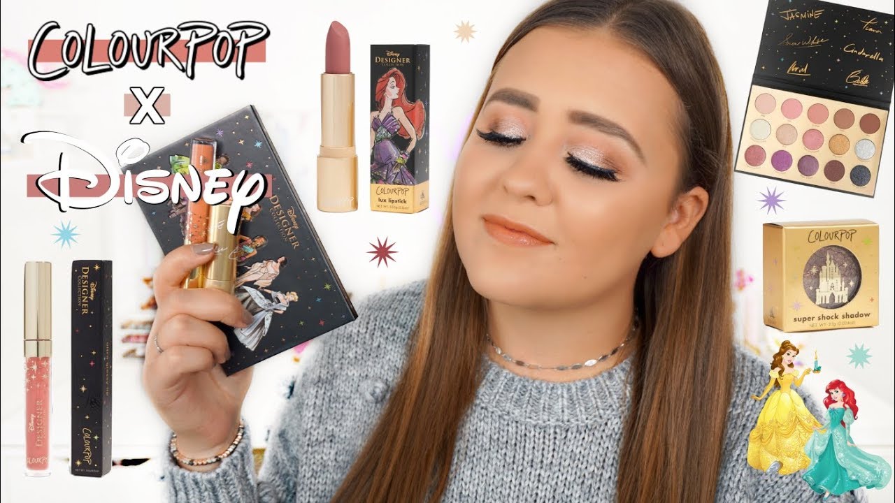 COLOURPOP X DISNEY DESIGNER COLLECTION | Review, Tutorial & Swatches ...