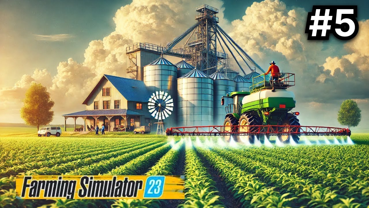 Use Herbicide for yield | Amberstone Map | EP.5 #fs23 - YouTube