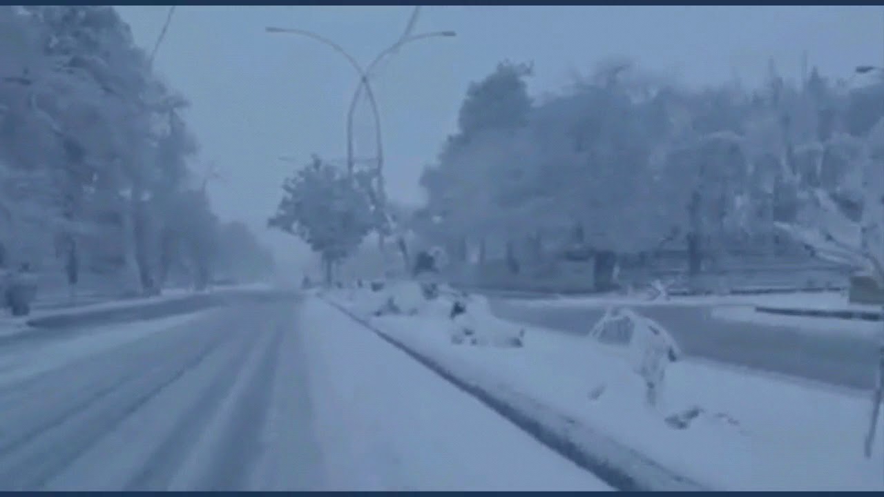 Beautiful Snow fall In Quetta City. - YouTube