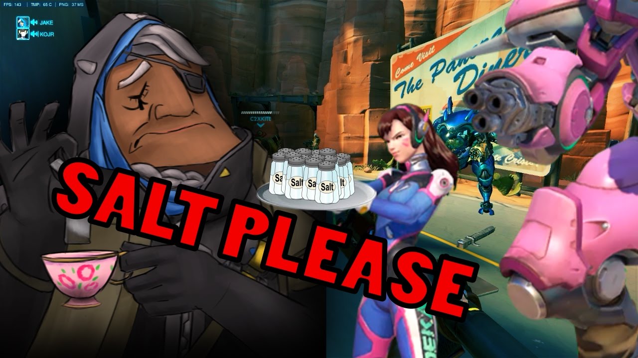 Overwatch | Salty player gets served - YouTube