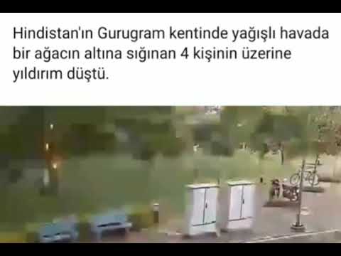 Yıldırım çarpması sonucu ölen insanlar
