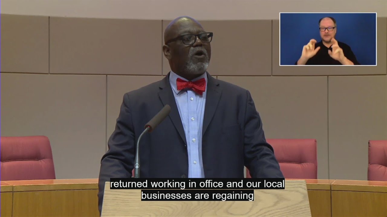 George Dunlap gives Mecklenburg State of the County address - YouTube