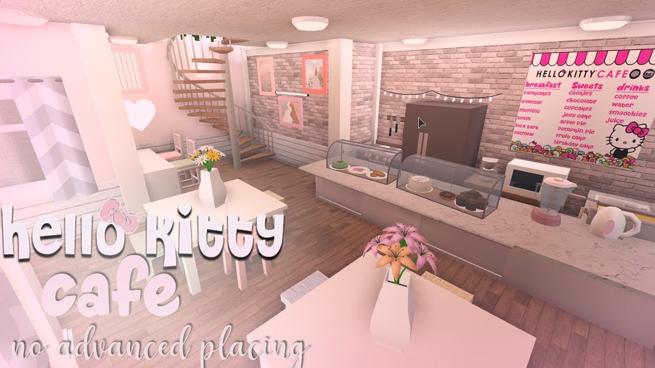 aesthetic hello kitty cafe (no advanced placing) | 34k || bloxburg ...