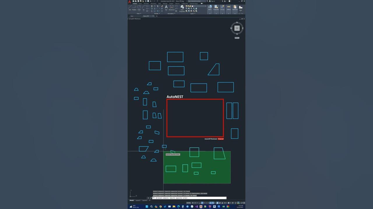 Sắp xếp tấm tối ưu AutoNest cho máy cắt CNC | Automatically nest pieces in CAD | AutoLISP ...