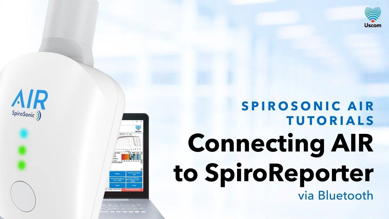 SpiroSonic AIR - Connecting to SpiroReporter tutorial - YouTube