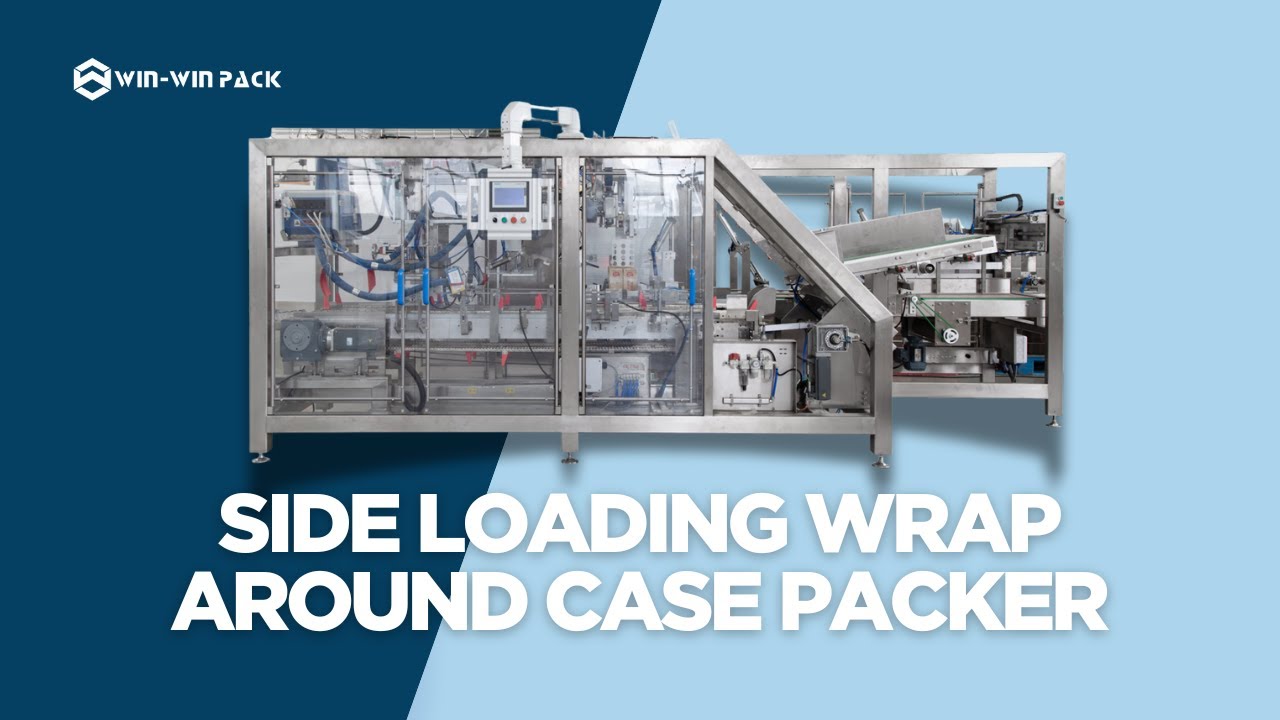 WIN-WIN PACK Side-Loading Wrap-Around Case Packer for Seasoning Boxes # ...