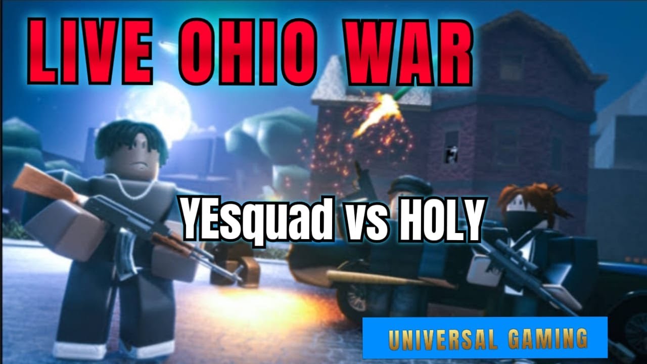 [LIVE] YEsquad vs HOLY IN ROBLOX OHIO #robloxohio - YouTube