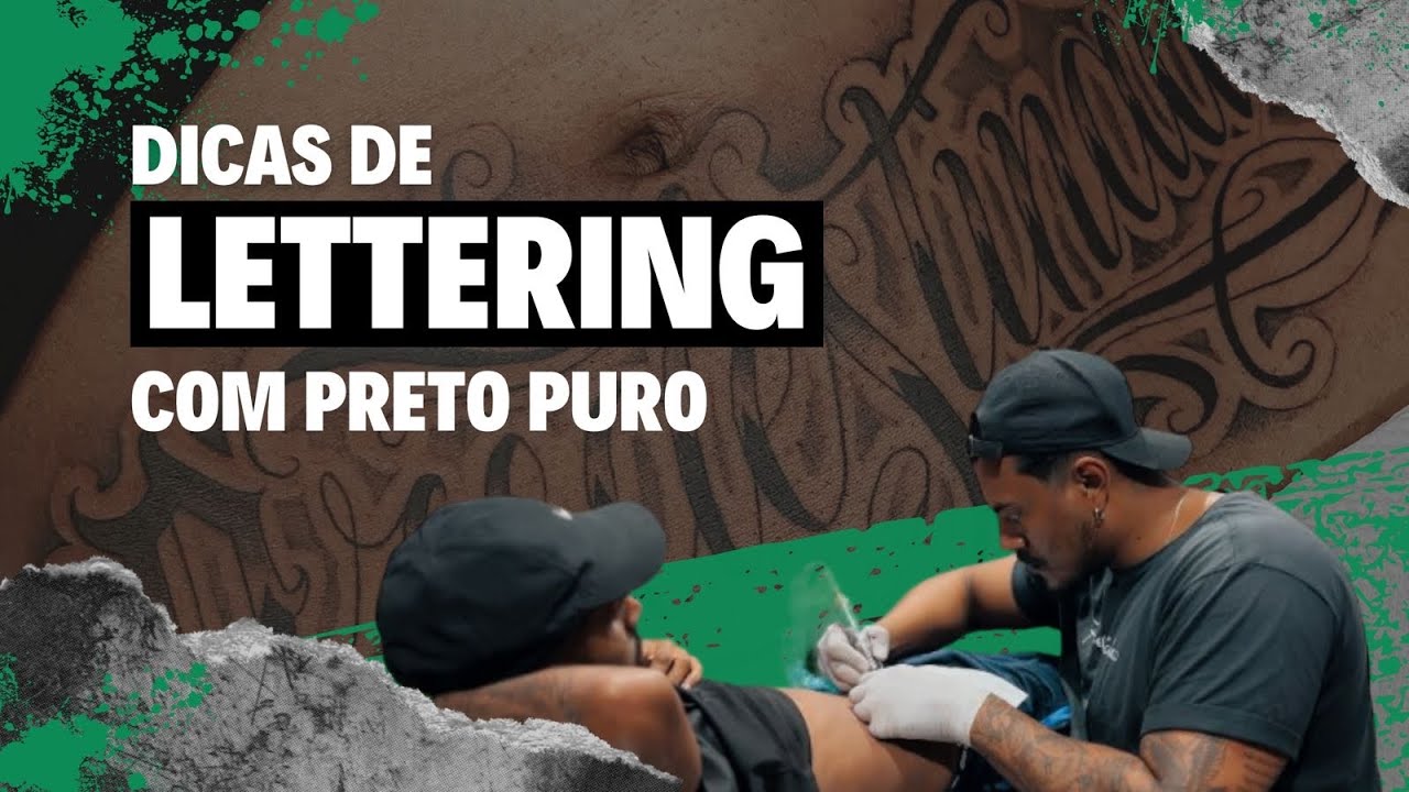 Dicas de Lettering com Preto puro e … - YouTube