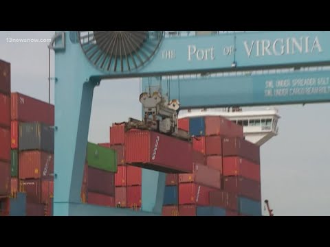 Port of Virginia prepares for potential strike - YouTube