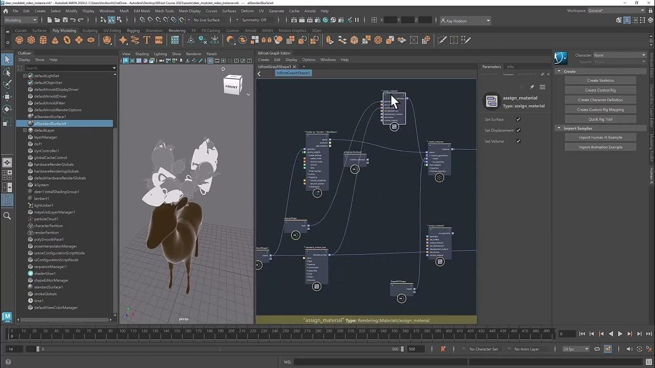 Adding Arnold materials in Maya with Bifrost tutorial Part 3 - YouTube