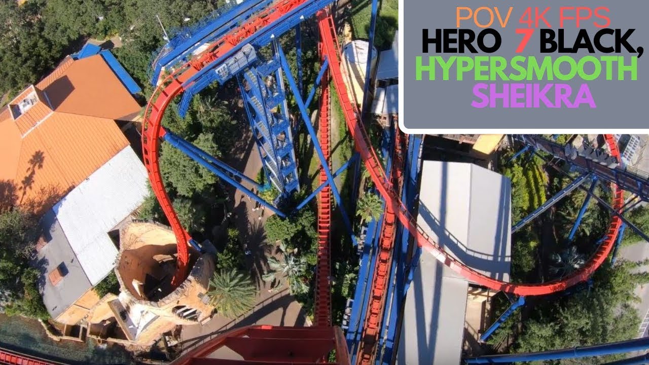 Sheikra Front Row 4k 60FPS HYPERSMOOTH GoPro Hero 7 Black! - YouTube