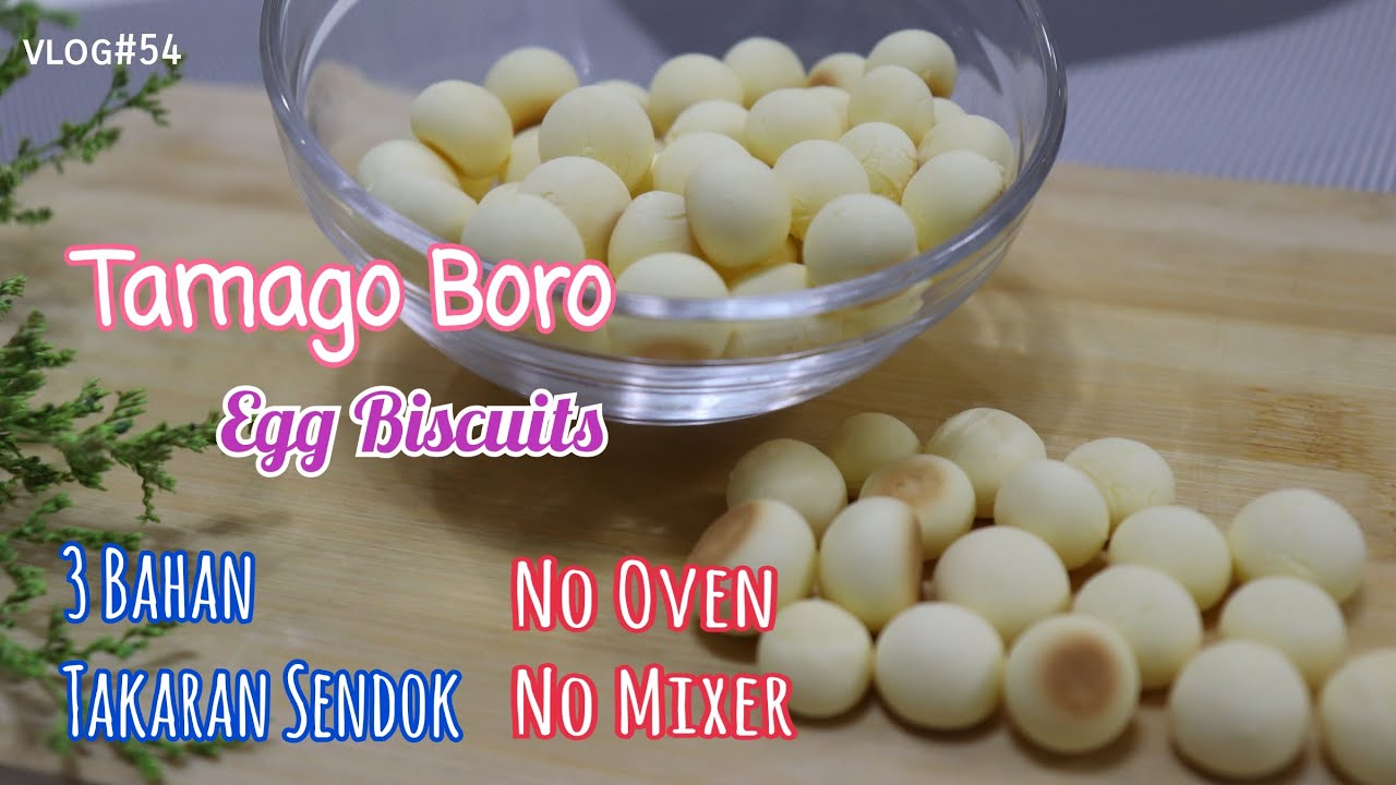 Tamago Boro (Egg Biscuits) | 3 Ingredients | Spoon Measurement - YouTube