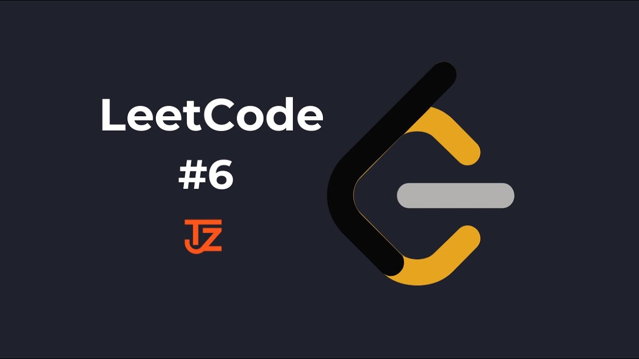 Leetcode 6: Zigzag Conversion - JS - YouTube