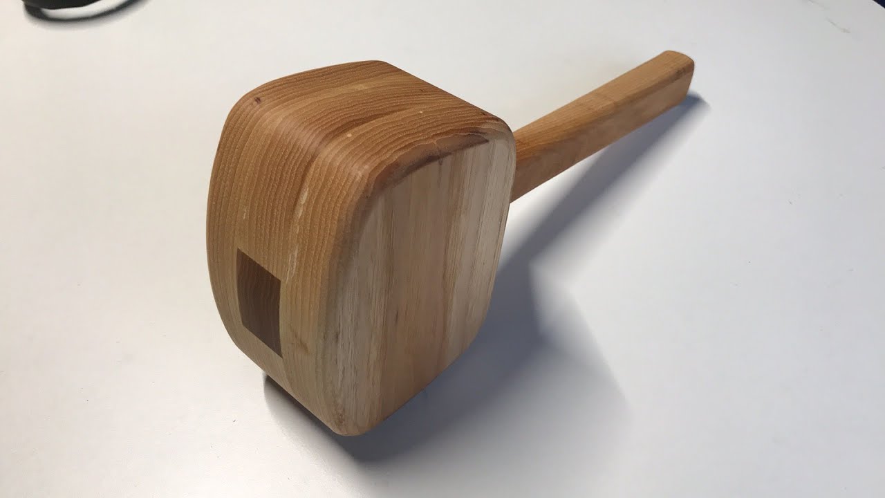 DIY Hardwood (Hickory) Mallet - YouTube
