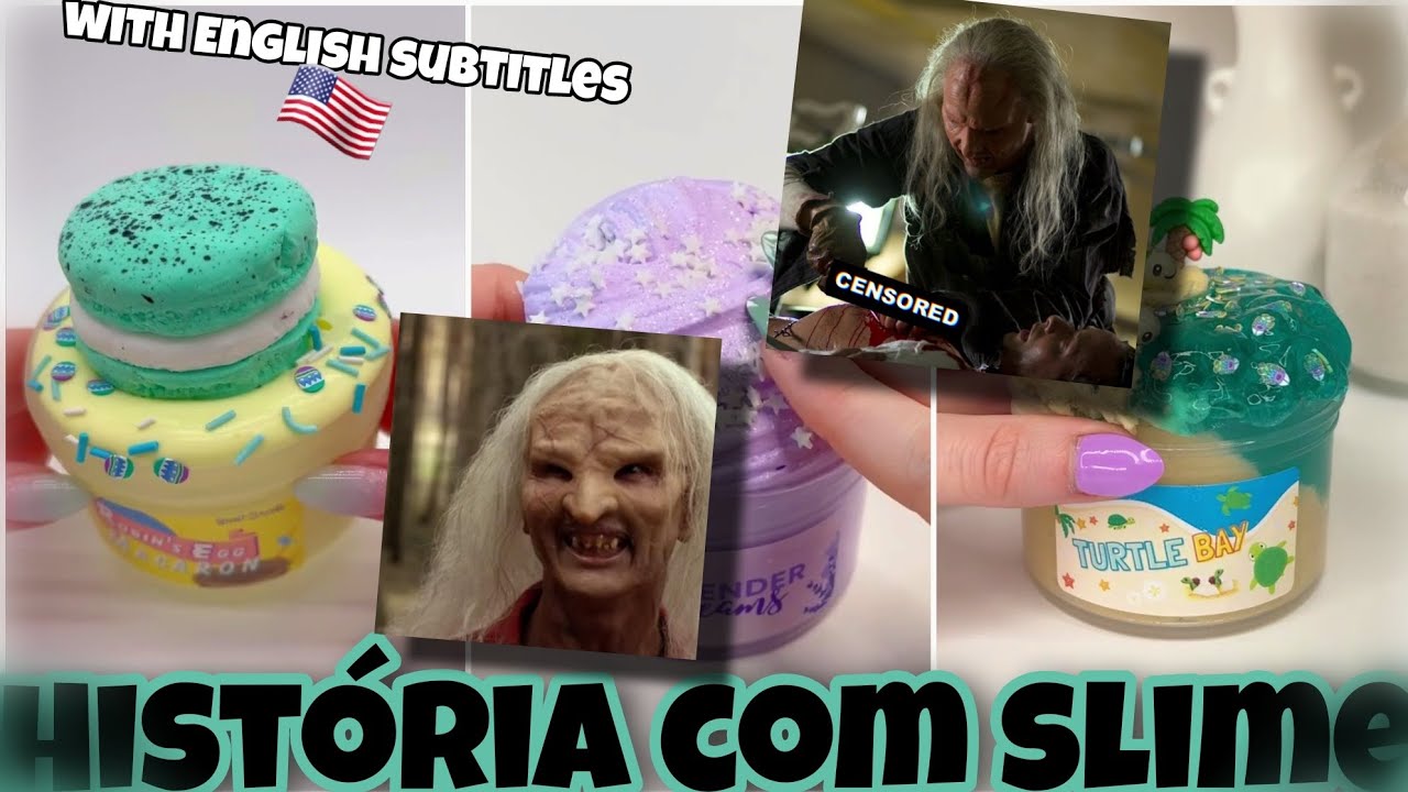 História Com Slime de Terror 😱/with English subtitles 🇺🇲Horror Slime ...