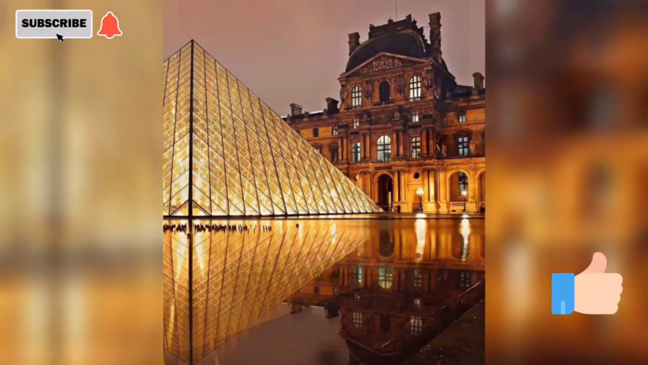 Musée du louvre, paris [outside] - YouTube