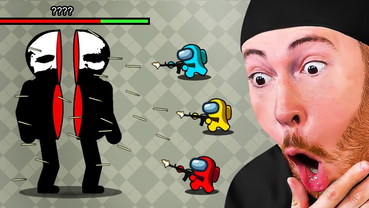 Mini Crewmate VS SPRUNKI CURSED BATTLE?! (Among Us) - YouTube