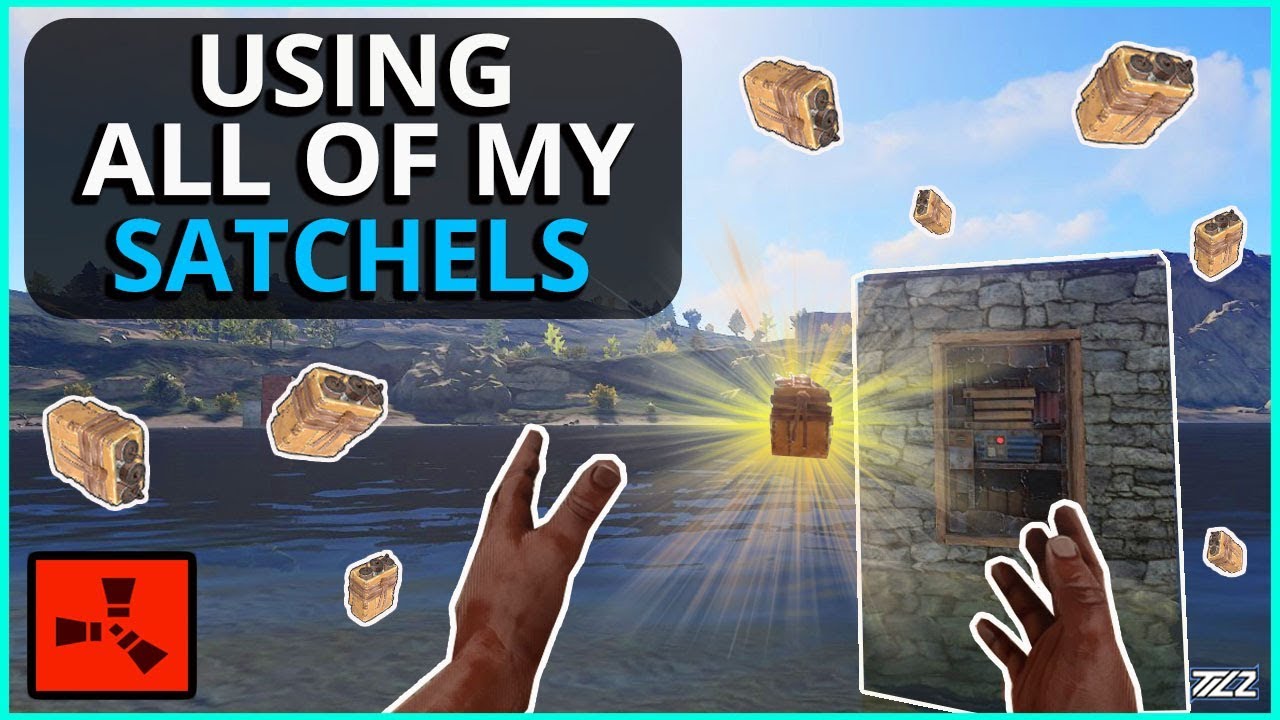 Using ALL Of My Satchel Charges to RAID! Rust Solo Survival Gameplay ...