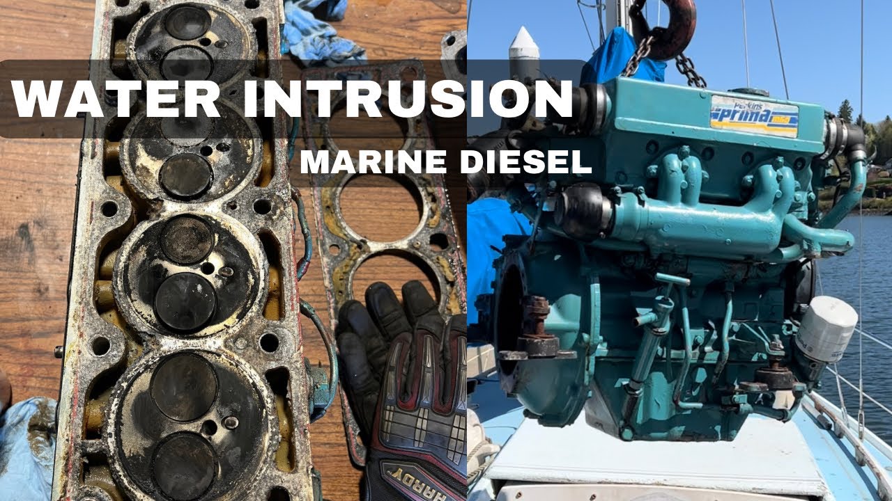 Marine diesel engine | water intrusion through heat exchanger | low ...
