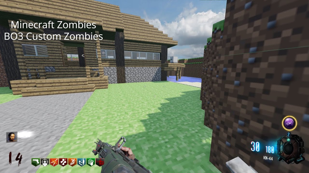 Minecraft Zombies - BO3 Custom Zombies - YouTube