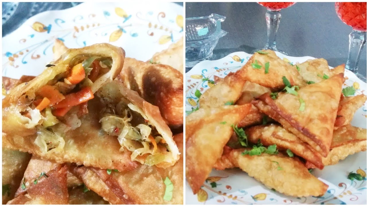 Mix Vegetable Samosa Recipe | Kaghzi Samosa | Iftar Ramzan Special - YouTube