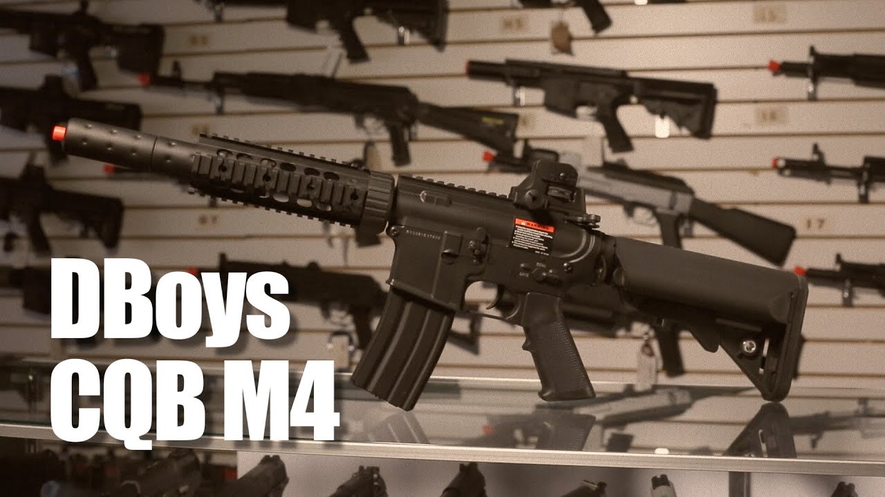 Dboys M4 CQB SD Full Metal AEG - YouTube