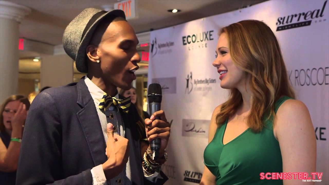 Actress Maitland Ward Interviews with Braylen Brooks at EcoLuxe Lounge ...