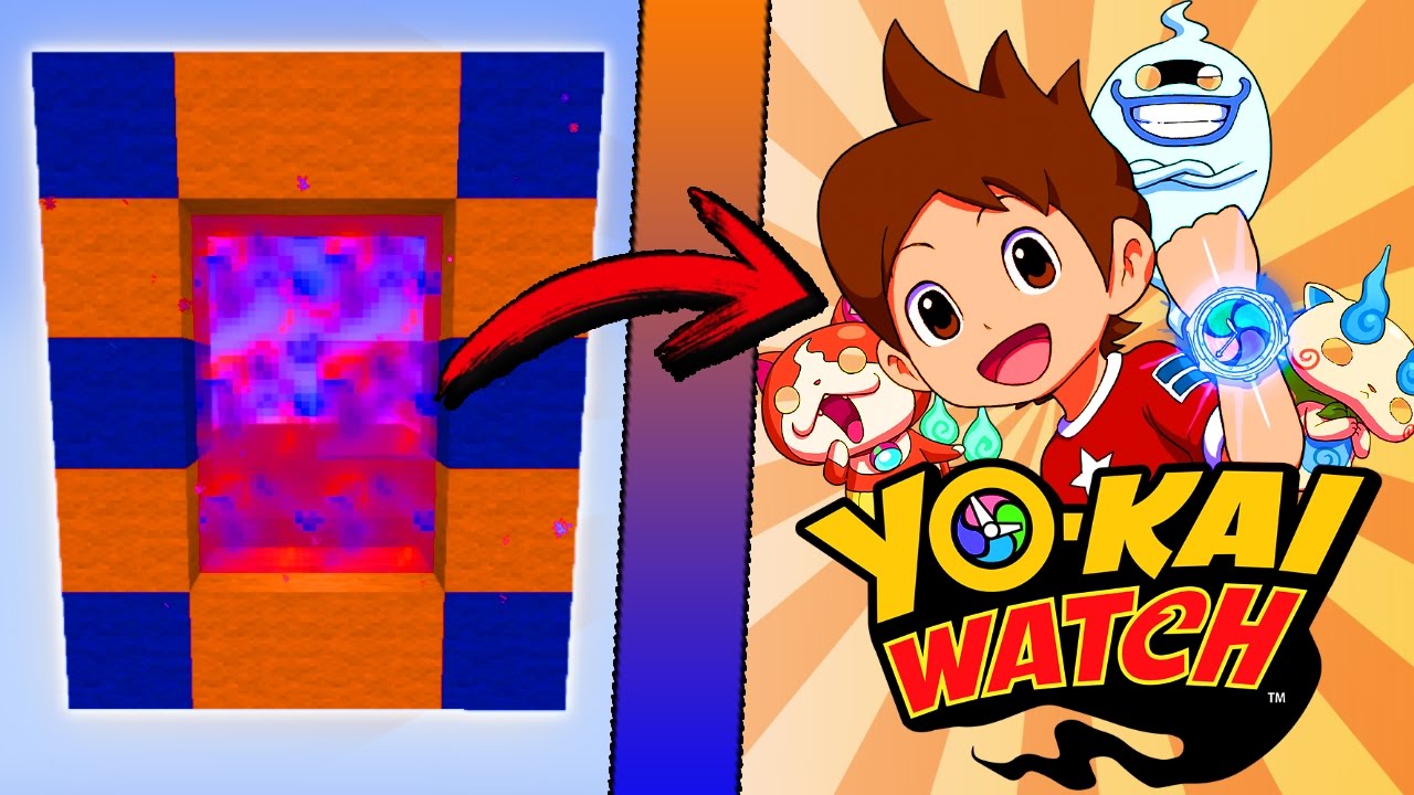 Minecraft COMO hacer un PORTAL a la DIMENSION de YOKAI WATCH | COMO ...