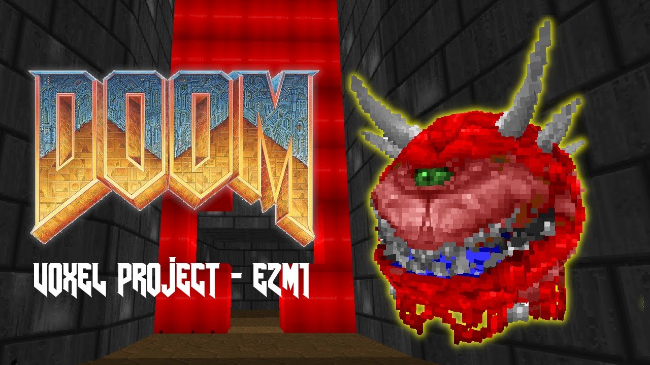 Doom Voxel Preview - E2M1 - Deimos Anomaly - YouTube
