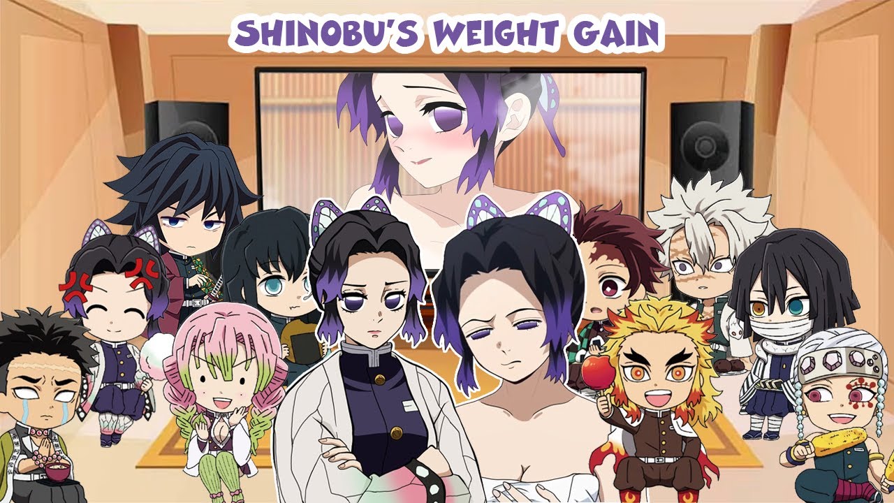 Hashiras React to Shinobu's Weight Gain | Giyu x Shinobu (GiyuShino ...