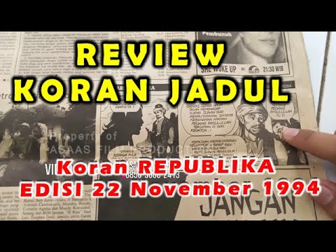 Nostalgia Acara TV, Komik, dan Berita Tahun 1994 | REVIEW KORAN ...