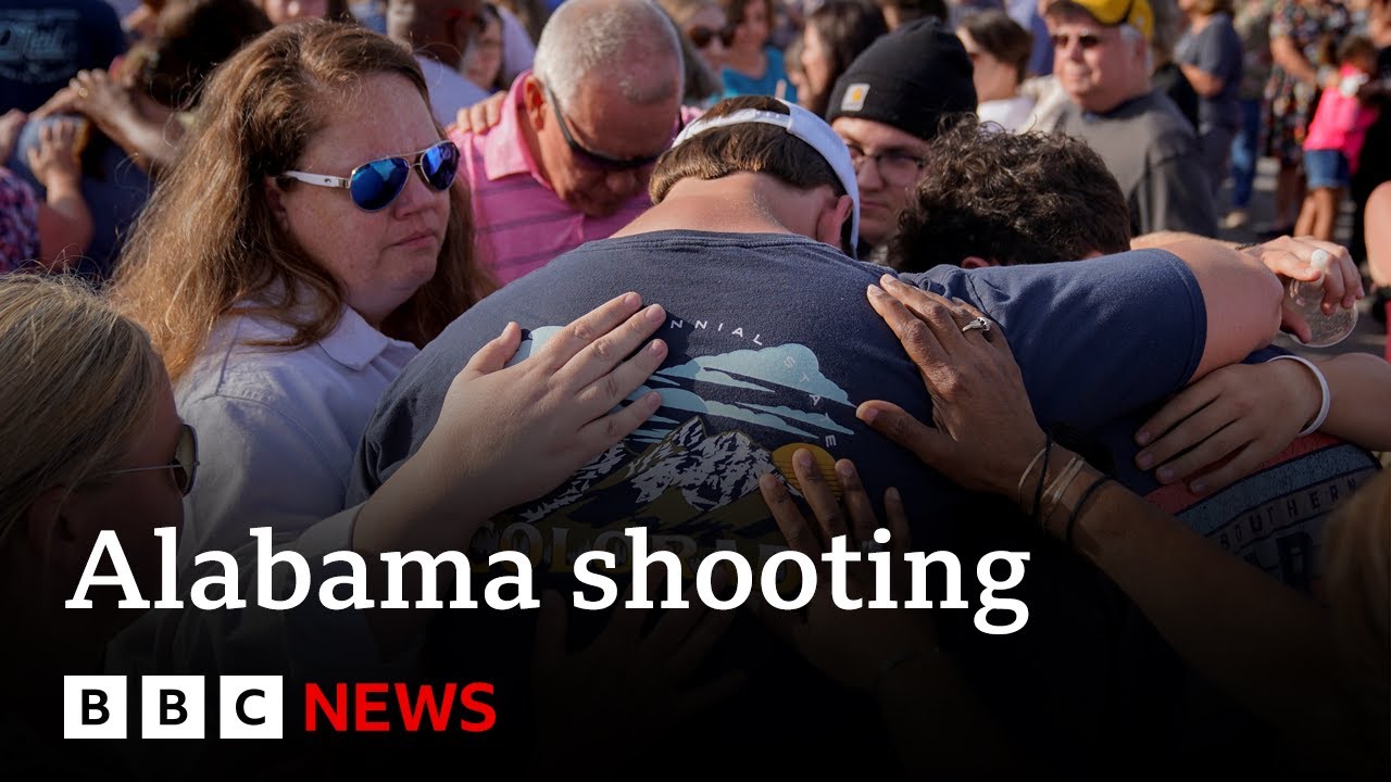 Four dead at Alabama birthday party shooting - BBC News - YouTube