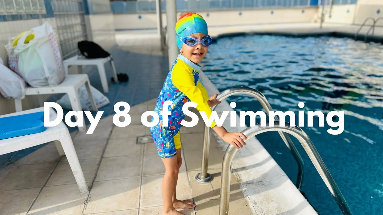Day 8 Swimming Progress | Kicking, Floating & Dipping Practice 🌊 - YouTube