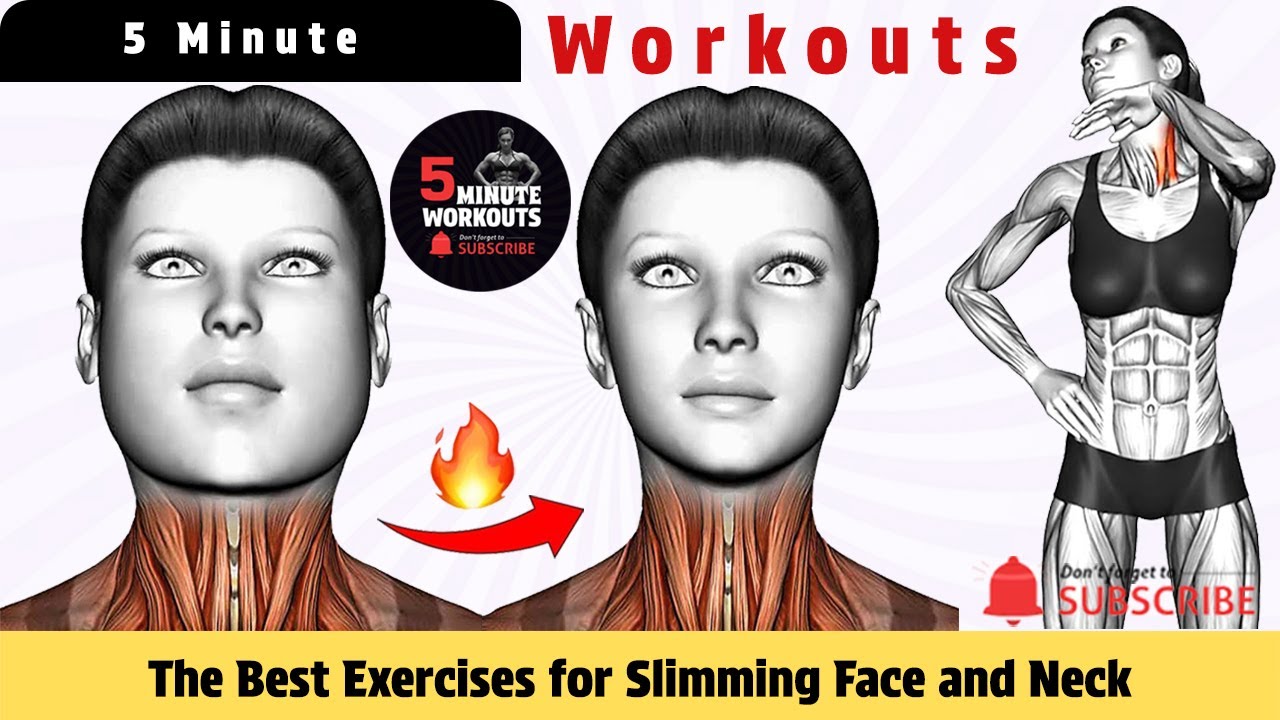 The Best Exercises for Slimming Face and Neck By 5 Minute Workouts ...