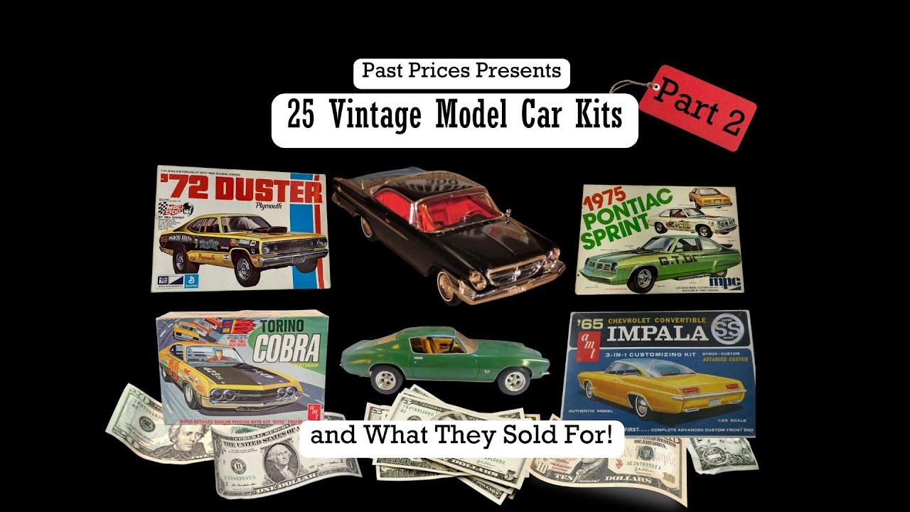 25 Vintage Model Car Kits and What They Sold For - Part 2 - YouTube