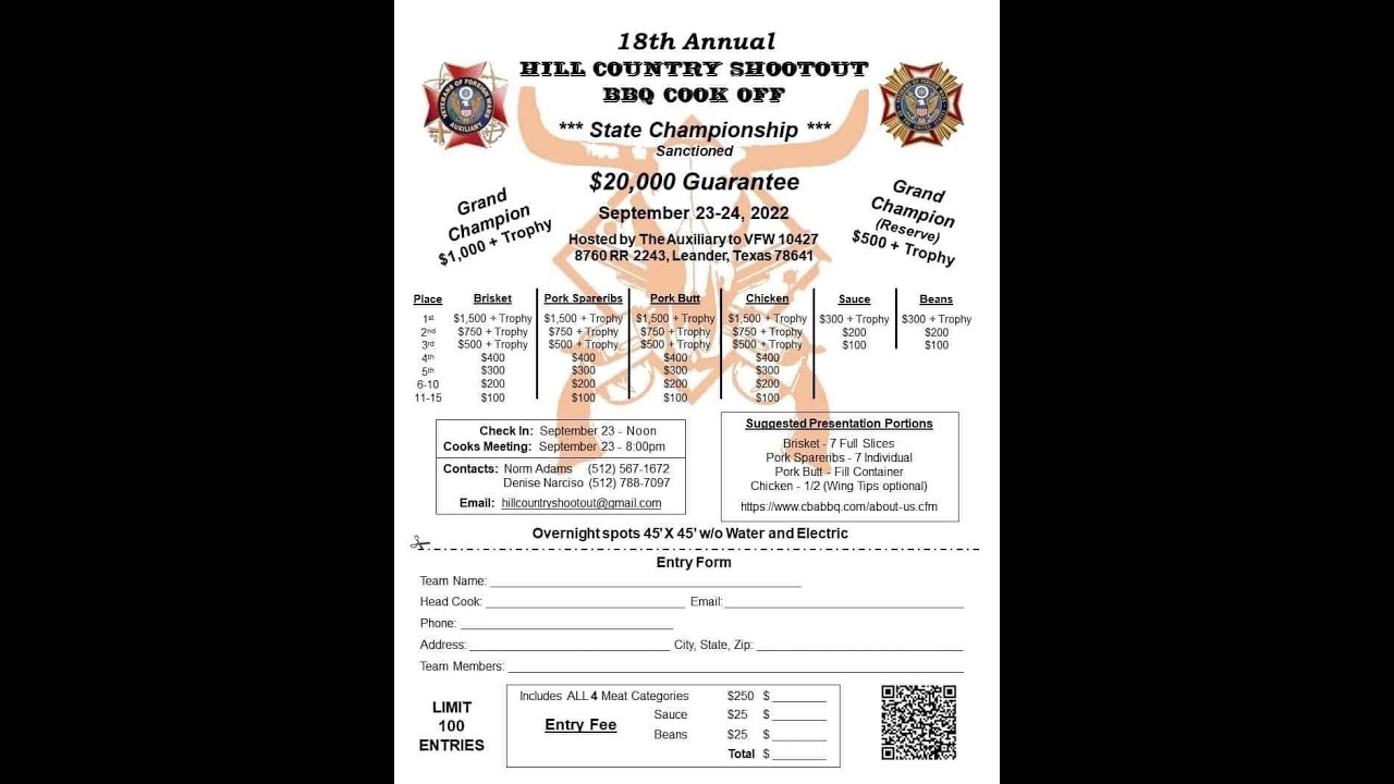 Hill Country Shootout BBQ Cook-Off - YouTube