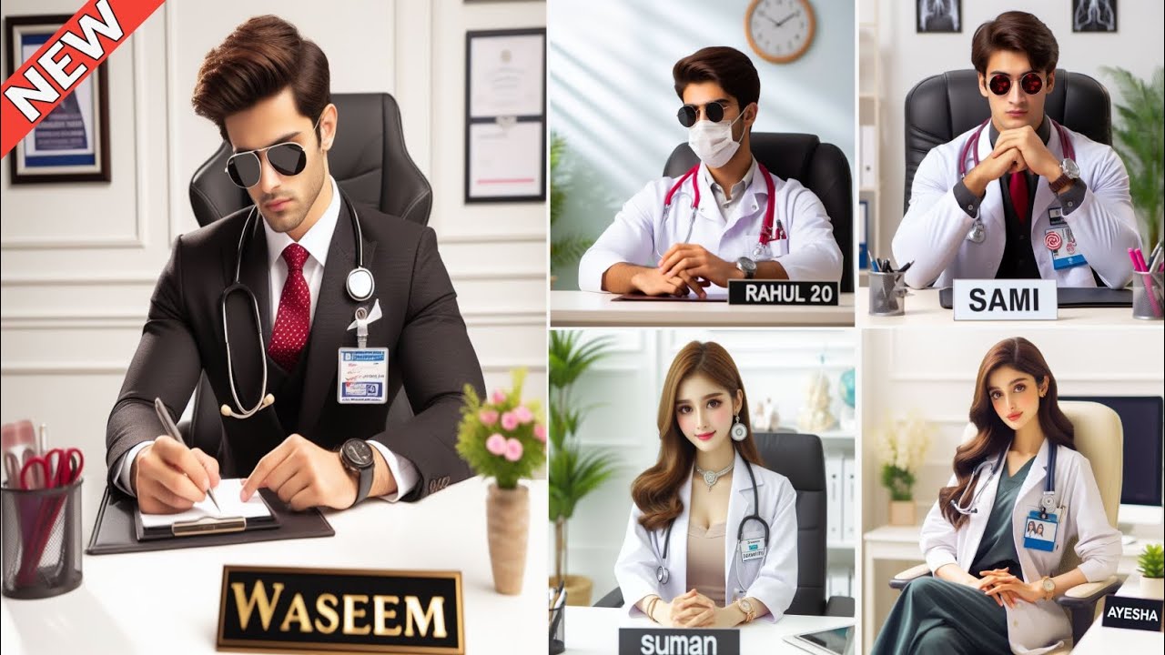 New Doctor Boys & Girls Name photo editing | Trending Viral photo ...