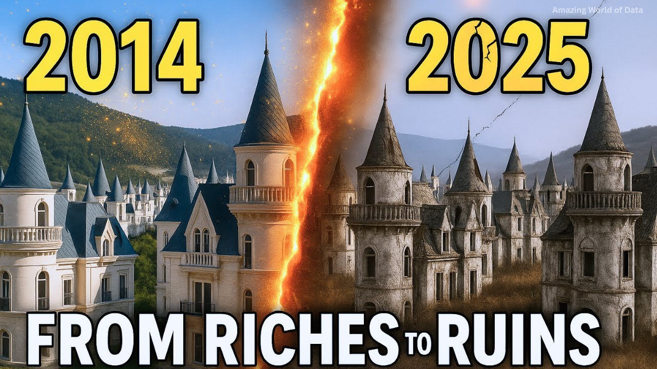 The $200 Million Dollars Abandoned Castles Ghost Town | Turkey's Burj ...
