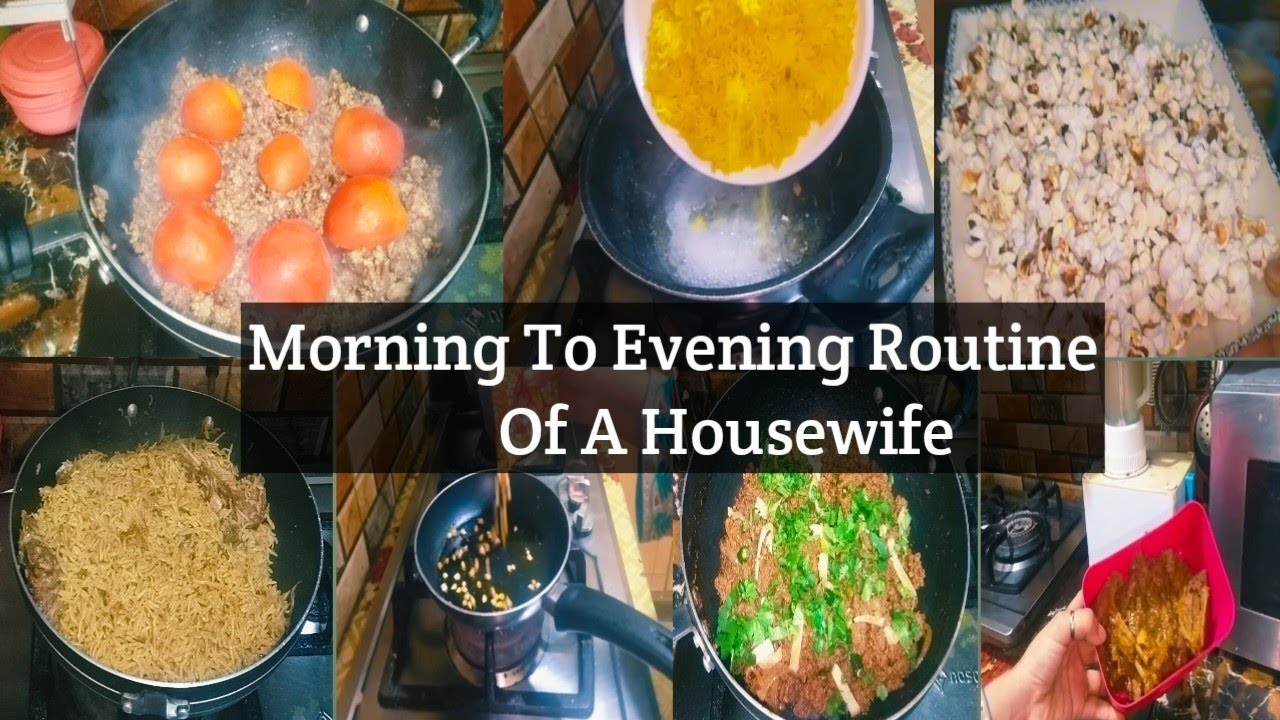 Morning To Evening Routine Of A Housewife | Making Pulao With Leftover ...