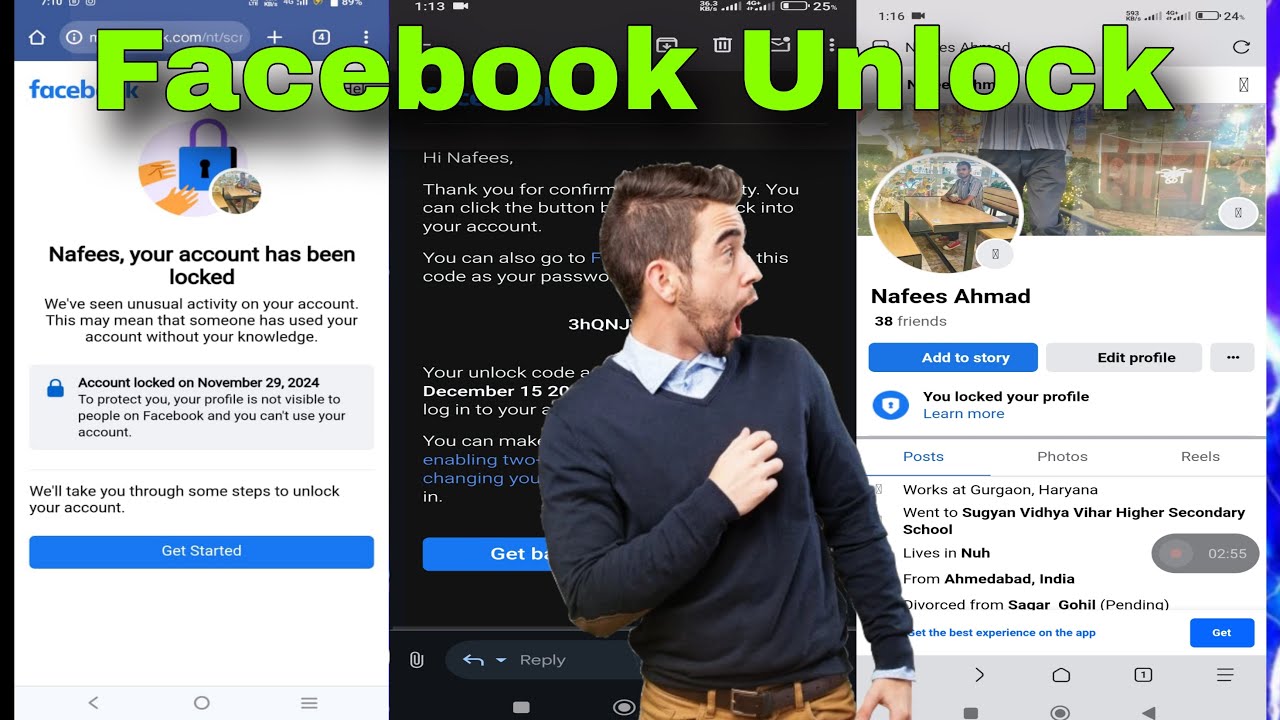 How To Unlock Facebook Account (2025) | Fix Your Account Has Been ...