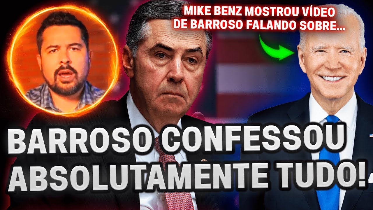 INACREDITÁVEL Mike Benz mostra CONFISSÃO de Barroso sobre censura no ...